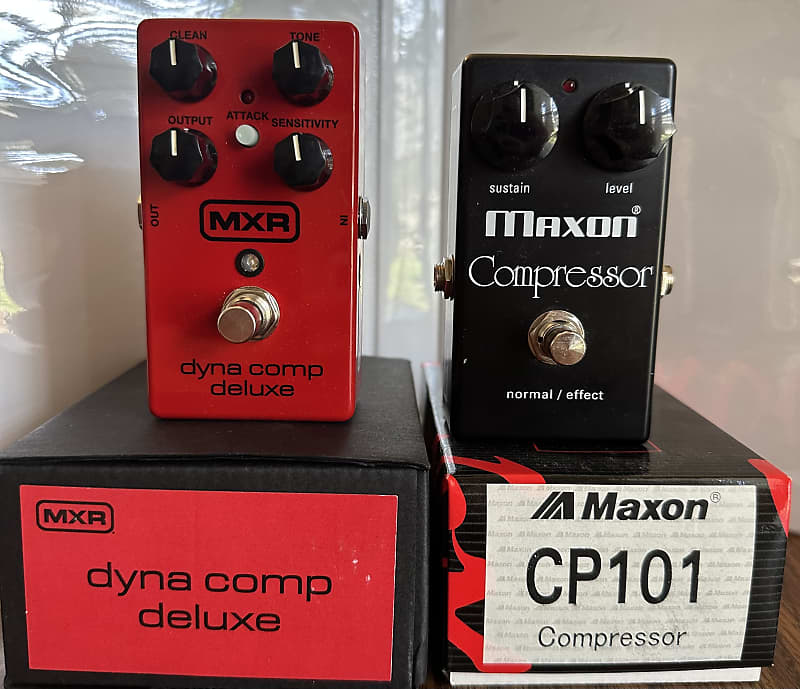 MXR & Maxon Dyna Comp Deluxe M228 & CP101 Compressor Bundle | Reverb