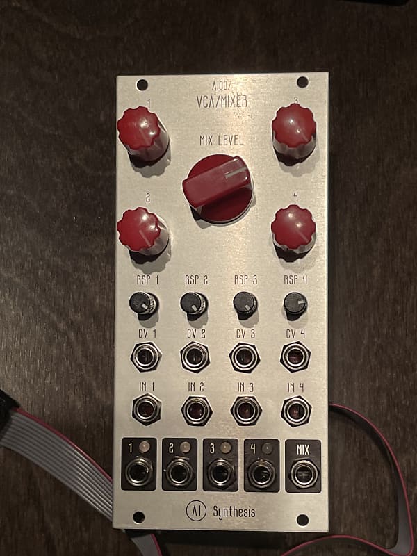 AI Synthesis AI007 Quad VCA Mixer Silver | Reverb