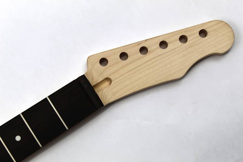 Wenge on Hard Maple T-Style Custom Guitar Neck - USA Made | Reverb