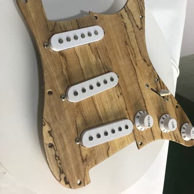 Guitar SSS Strat Style Loaded Maple Pickguard | Reverb