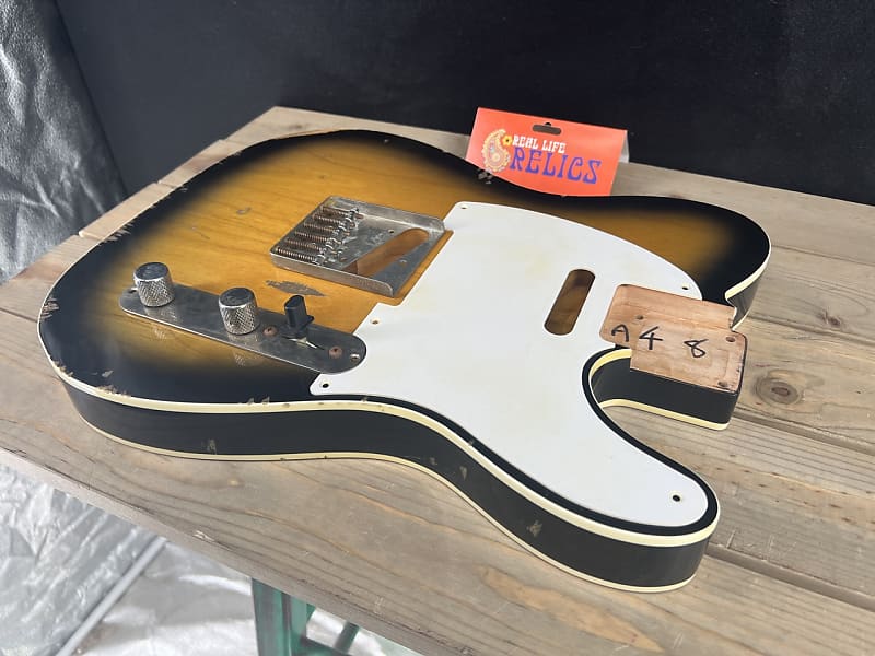 Real Life Relics Nitro Tele® Telecaster® Body Double Bound | Reverb