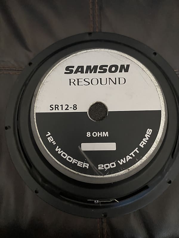Samson 12" Woofer 8 Ohm Replacement Speaker 2000's - black | Reverb