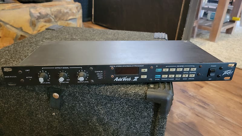 Peavey AddVerb II Digital Stereo Reverb/Delay Processor Rack | Reverb