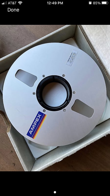 Ampex 2 inch take up reel, empty reel 1990s | Reverb