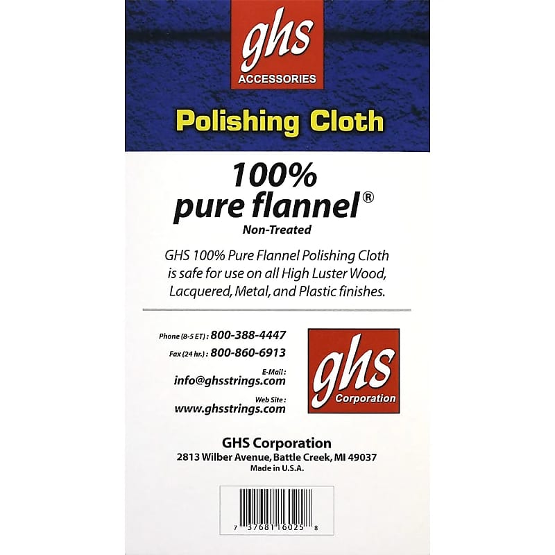 GHS Strings A7 Polishing Cloth | Reverb