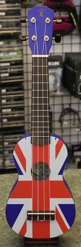 UKULELE RIALTO “FLAG” CON BORSA Bandiera Inglese | Reverb