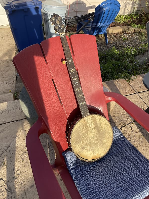 Antique Open Back Banjo (Lange?) | Reverb