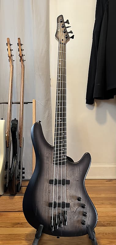 Kiesel Modern J 2023 Antique Ash raw tone black burst bass | Reverb