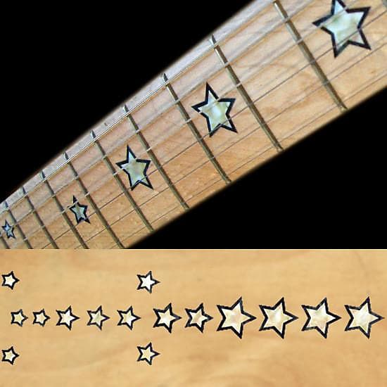 JOCKOMO Inlay Stickers, Fretboard-Sambora's Stars | Reverb UK