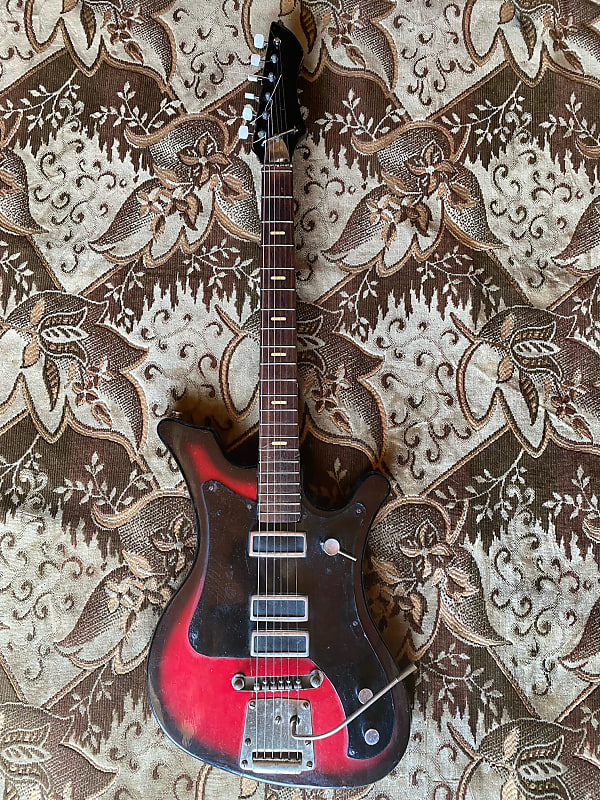 Aelita 230-BL Red Burst Soviet USSR Vintage | Reverb