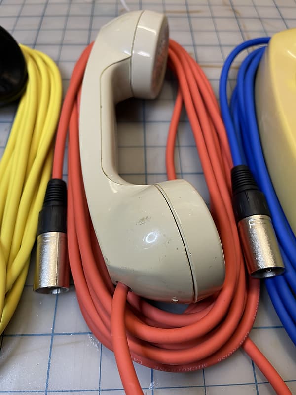 Kerns TeleMic Beige/Orange 1988 - Cream/Orange | Reverb