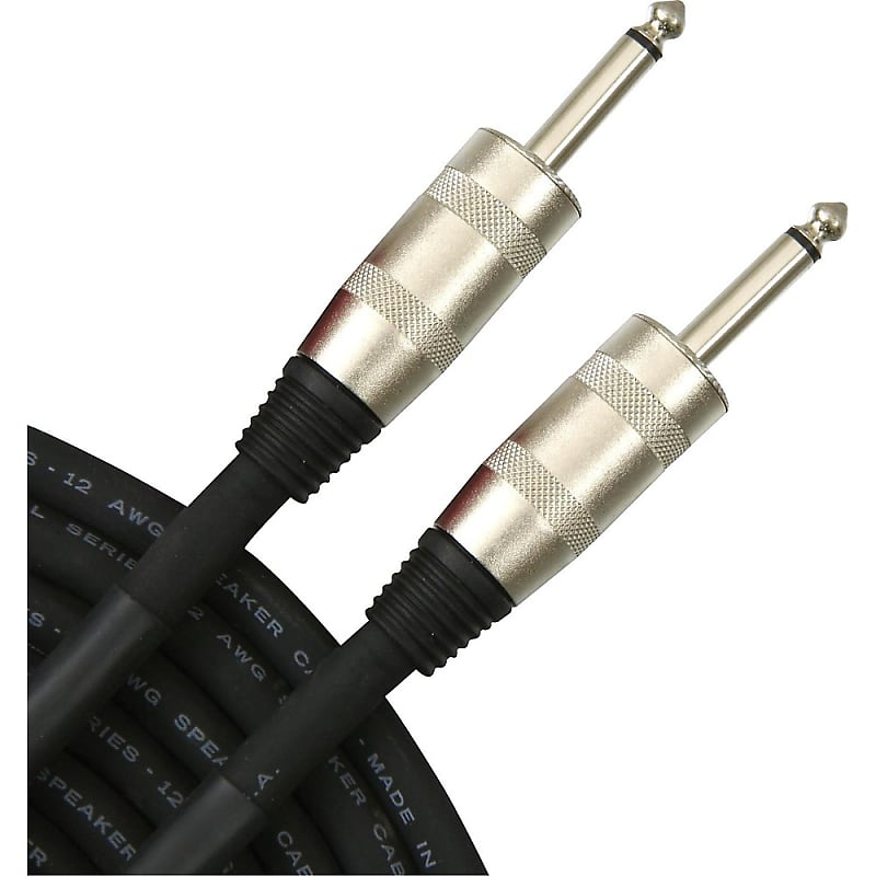 Live Wire Elite 12g Speaker Cable 1/4" to 5 ft. Black | Reverb
