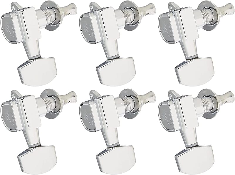 Ping 6-in-line Sealed Geared Tuning Machines - Chrome | Reverb