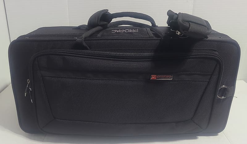 Protec Double Trumpet Case with Shoulder Strap . - Black | Reverb