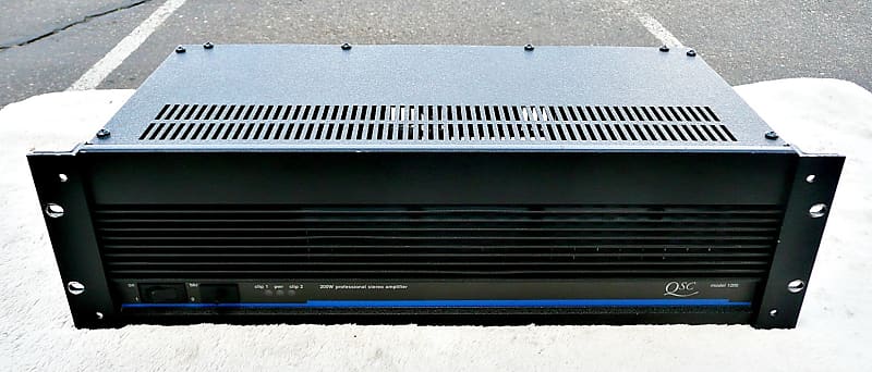 QSC Model 1200 Stereo PowerAmplifier - Made In USA - PV Music | Reverb