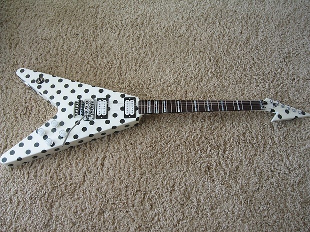 GMW Randy Rhoads Reverse Polka Dot V | Reverb