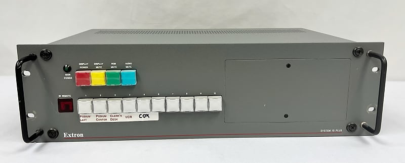 Extron System 10 Plus Configurable RGB 10-Input Audio Video | Reverb
