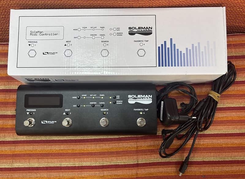 Source Audio Soleman SA165 Midi Foot Controller Programmable | Reverb