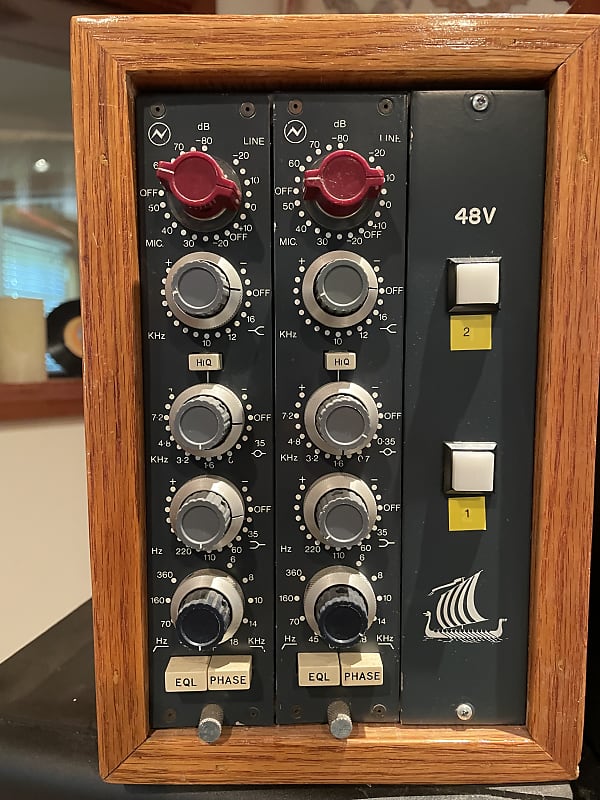 Neve 1084 Mic Pre/Eq - Racked Vintage Pair (ex-Bruce Swedien | Reverb