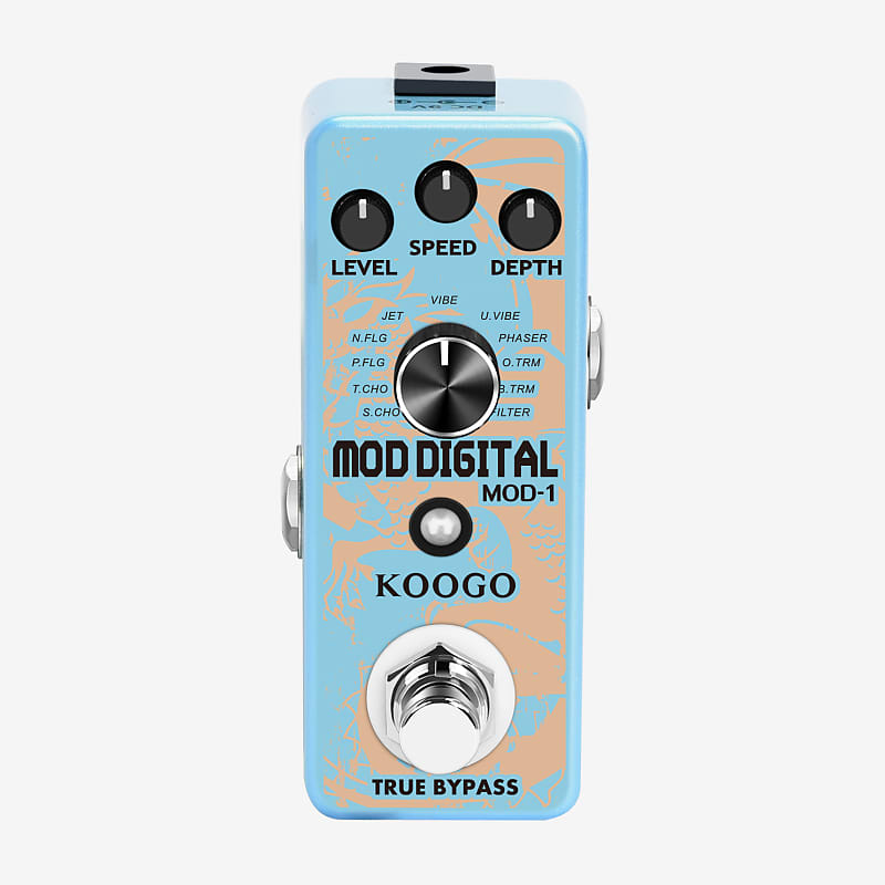KOOGO LEF-3808 Guitar Modulation Pedal Digital Mod Station | Reverb