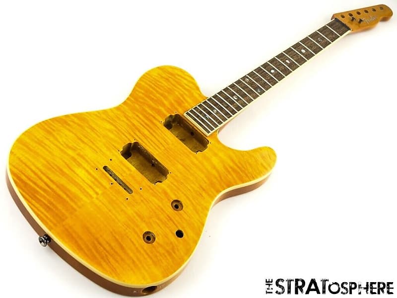 2022 Fender Flame Maple Top Telecaster Tele BODY & NECK, FMT | Reverb