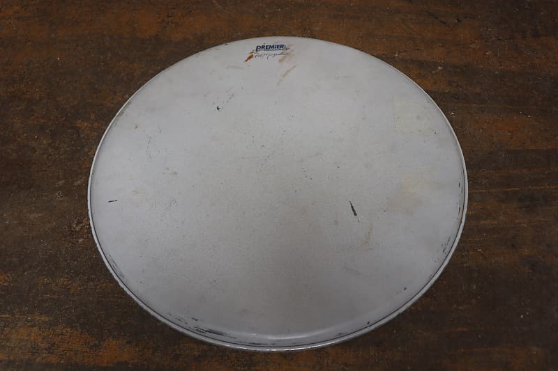 Premier 18" Coated Rod Morgenstein Tom Drum Head Vintage | Reverb