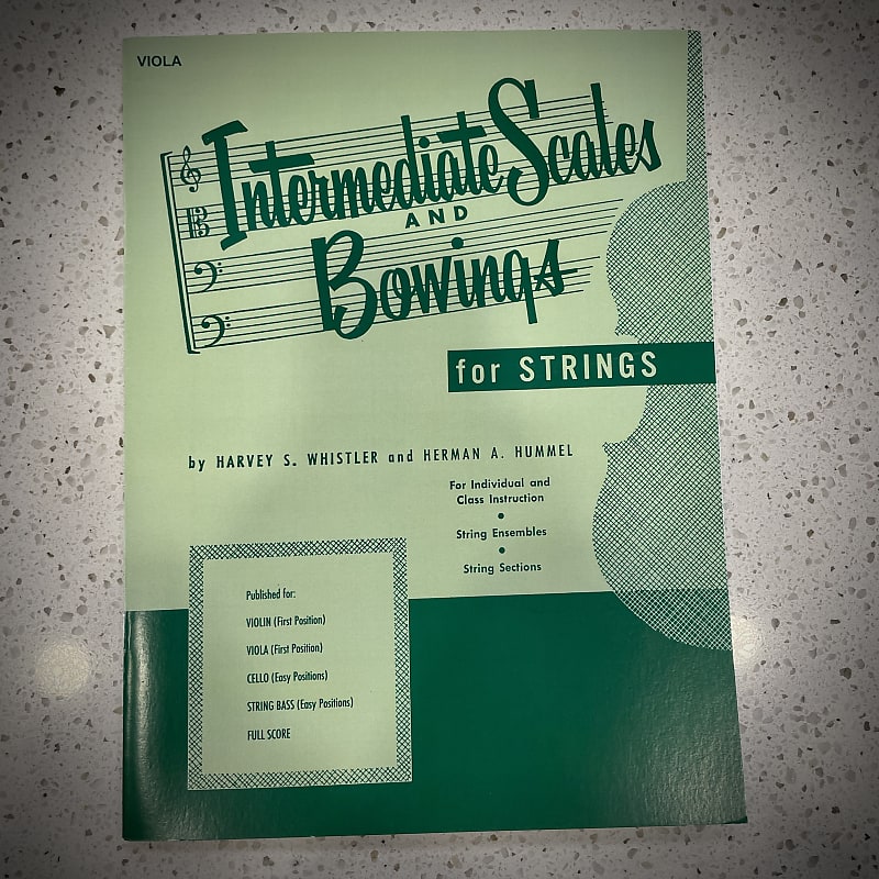 Rubank Intermediate Scales and Bowings - Viola First Position | Reverb