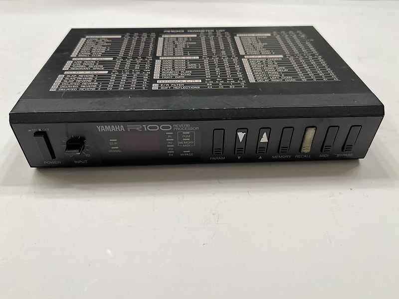 Yamaha R100 Reverb Digital Stereo Delay Echo Half Rack | Reverb UK