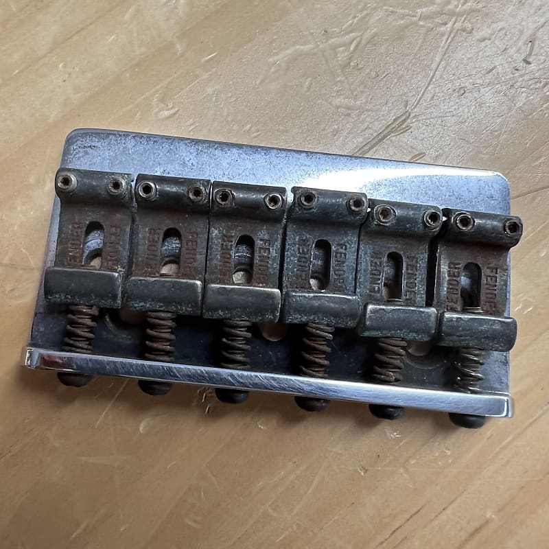 Vintage Fender John Cruz Relic'd Hardtail Bridge - Made in | Reverb
