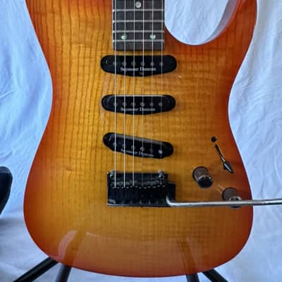 Fender Showmaster 2004 - Flamed Ash FAT SSS | Reverb