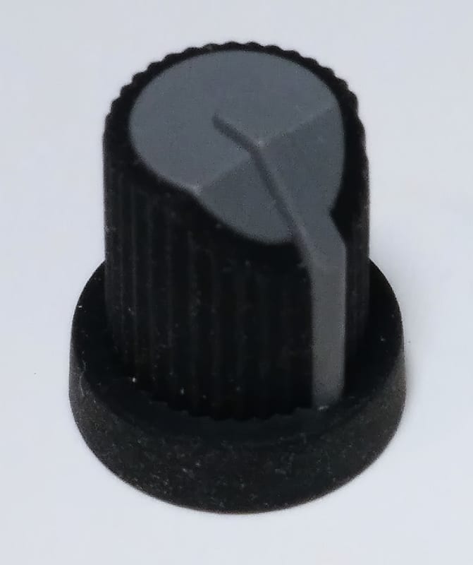 Crate Mixer Knob - Two-Tone Gray | Reverb