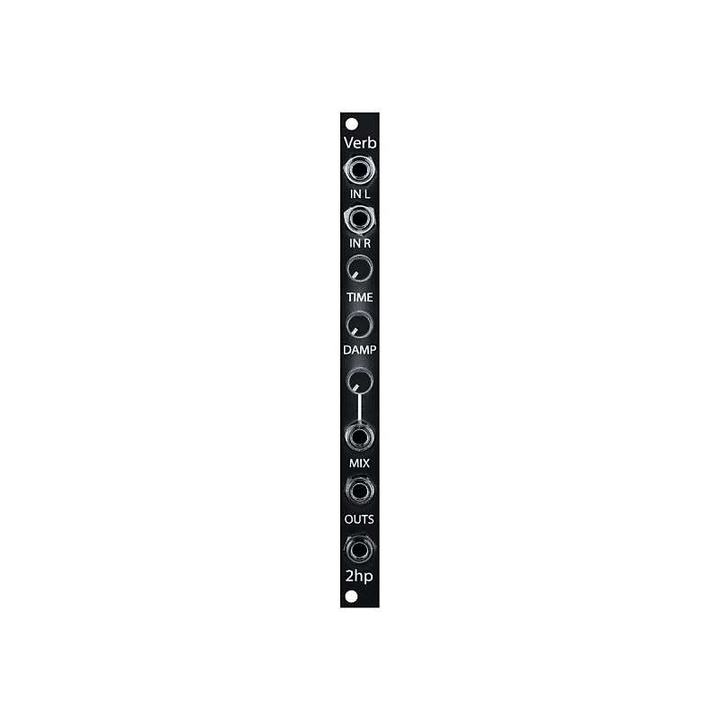 2hp Verb Eurorack Reverb Module (Black) | Reverb UK