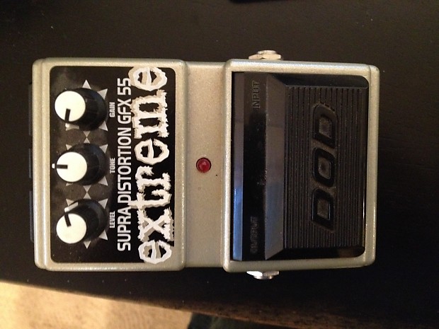 DOD Supra Distortion Extreme GFX 55 Silver Sparkle PRICE DROP | Reverb