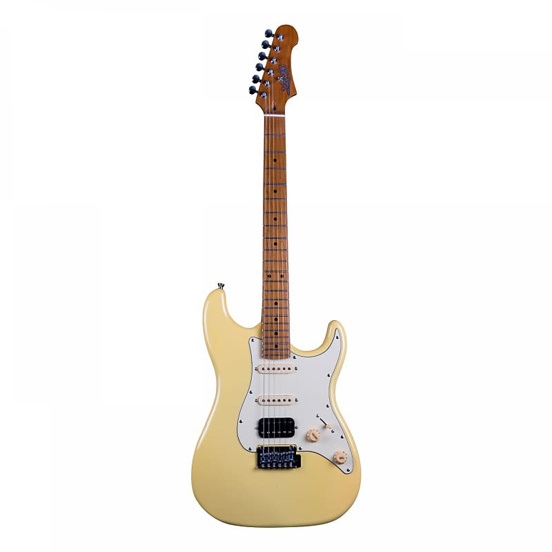Jet JS-400-VYW HSS Electric Guitar - Vintage Yellow - Roasted | Reverb