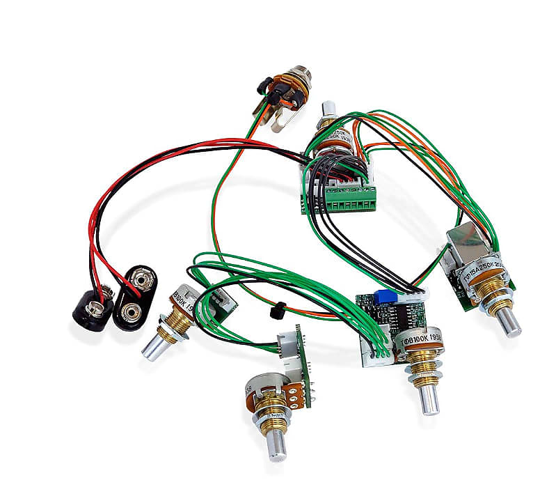 Pope Flexcore preamp B/T, Hi Mid/Low Mid, Blend, Vol - A/P | Reverb