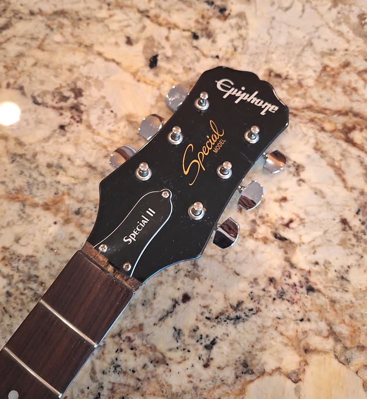 Epiphone Special 2 Electric Guitar Neck with Tuners Lot | Reverb