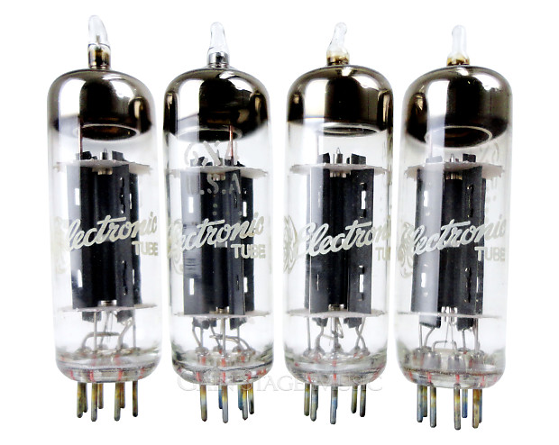 General Electric NOS 6X4 Rectifier Vacuum Power Tube Set of 4 | Reverb