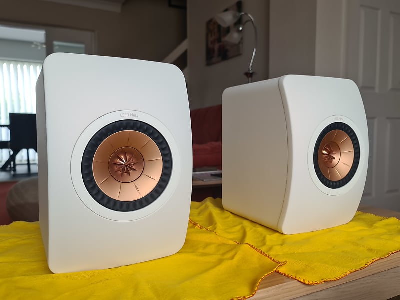 Kef LS50 Meta Mineral White Hi-Fi / Passive Speakers | Reverb