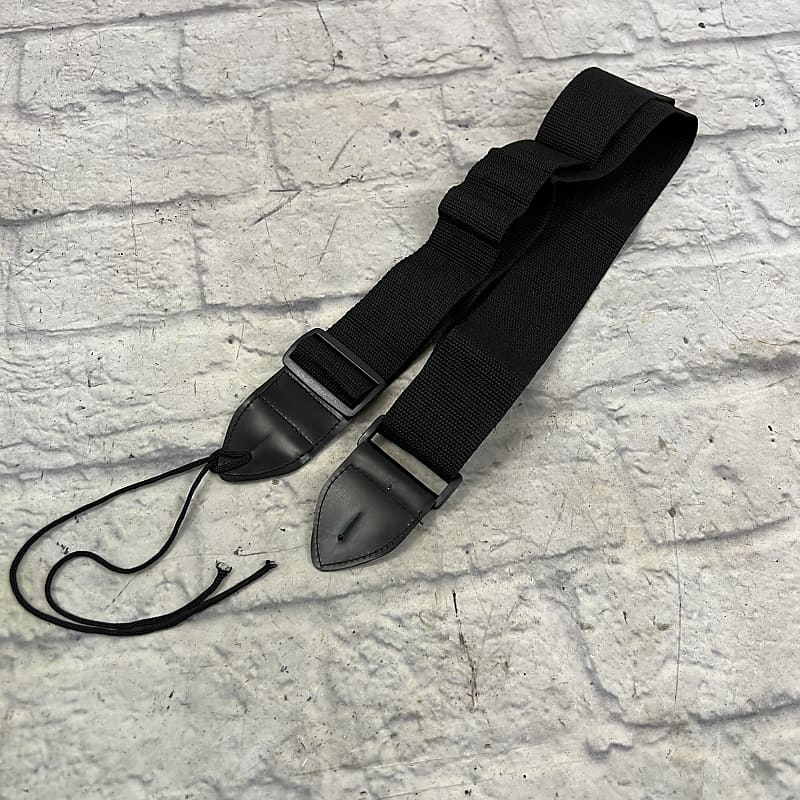 Unknown Black Nylon Guitar Strap | Reverb