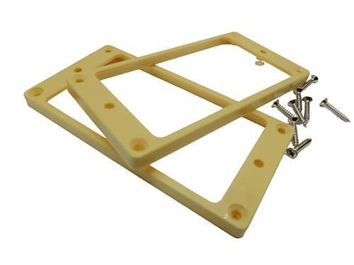 Cream Humbucker Mounting Rings (Flat Non Graduated Height) | Reverb