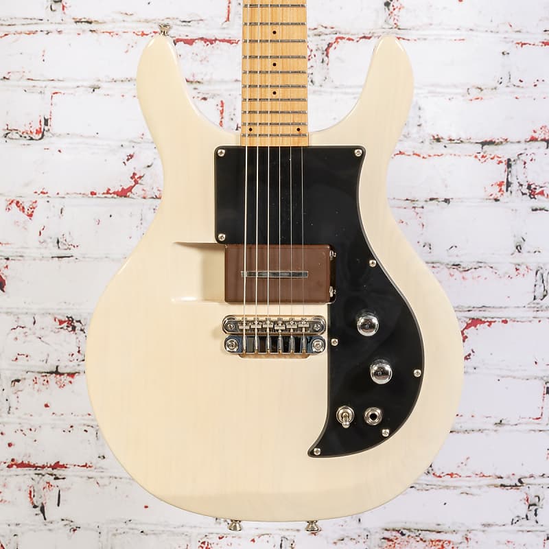 Ampeg AMG100 Double-Cut Electric Guitar, White Blonde x7785 | Reverb