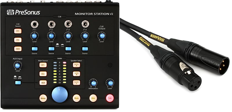 PreSonus Monitor Station V2 Desktop Monitor Controller Bundle | Reverb