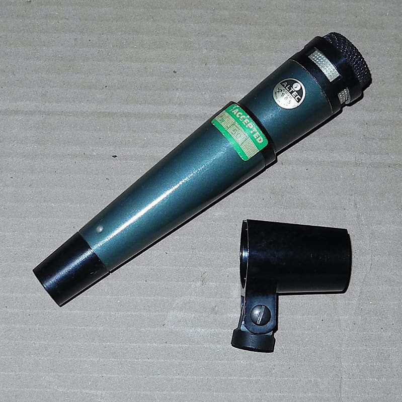 Vintage Altec 689B Dynamic Microphone w/ Original Mic Clip! | Reverb