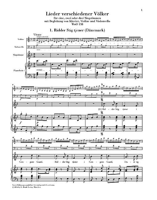 Henle Complete Edition Lieder verschiedener Völker Hardcover | Reverb