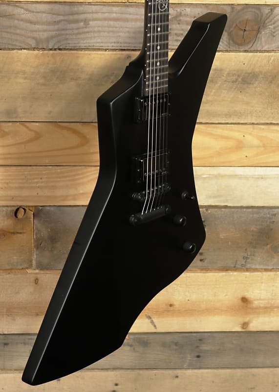 ESP LTD Snakebyte Electric Guitar Black Satin w/ Case | Reverb