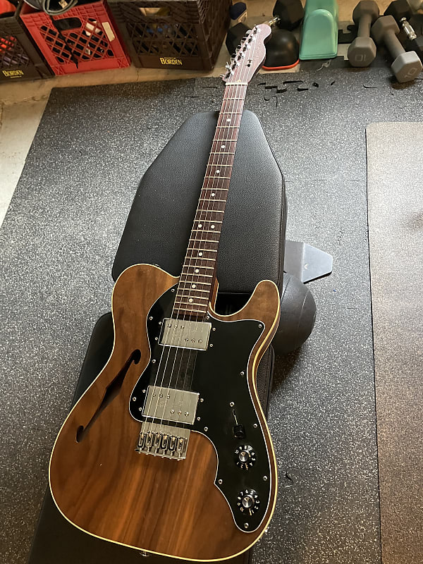 Partscaster Telecaster 72 Thinline - Fender All Rosewood Neck | Reverb