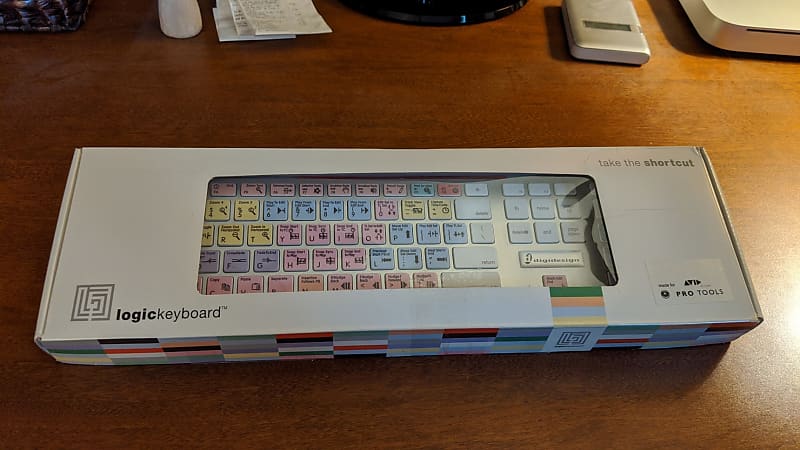 Digidesign Pro Tools Apple Keyboard Logickeyboard Silver | Reverb