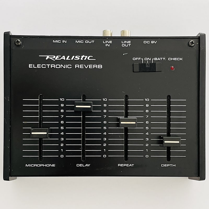 Realistic Electronic Reverb / Echo / Overdrive [BBD Analog | Reverb