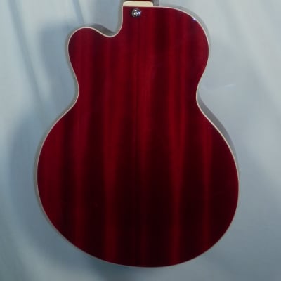 Vox Giulietta VGA-3PS-TR Trans Red Archtop Cutaway Acoustic | Reverb