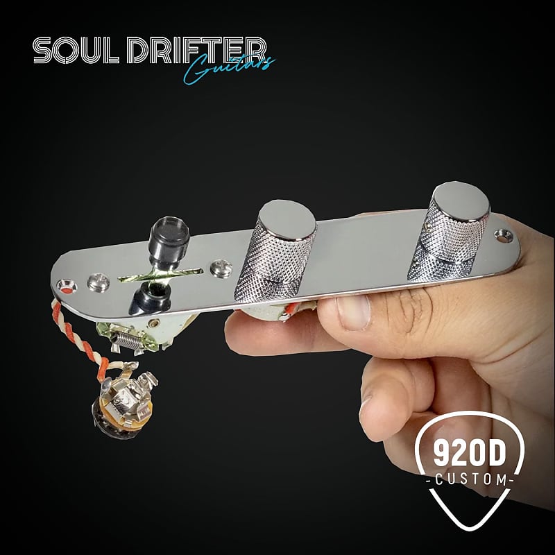 920D Tele® 3-Way Control Plate Upgrade T3W-C - Chrome | Reverb